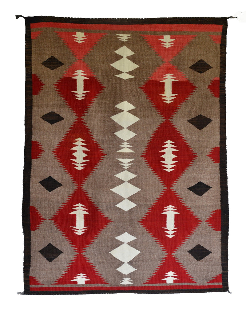 Crystal Navajo Rug Weaving : Historic : GHT 2255 : 38″ x 54″ : (3'2" x ...