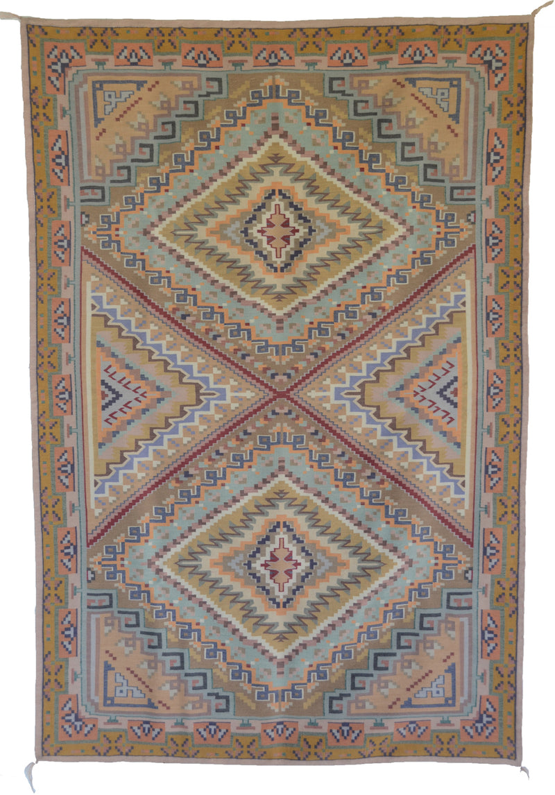 Burntwater Navajo Weaving : Irene Bia : PC 243 : 48" x 71" (4' x 5'11 ...